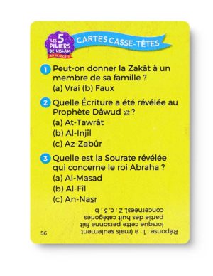 Les cinq piliers de l'islam (Jeu) - Éditions Tawhid